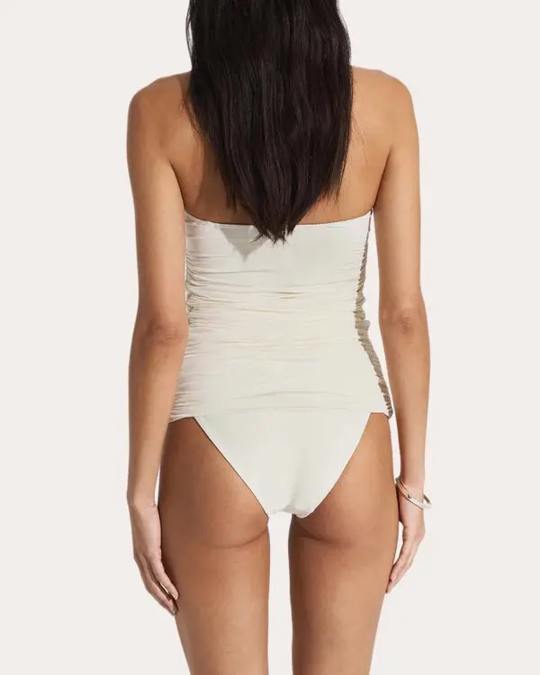 SEAQUELLE SWIM Haven Ruched Underwire Tankini Top