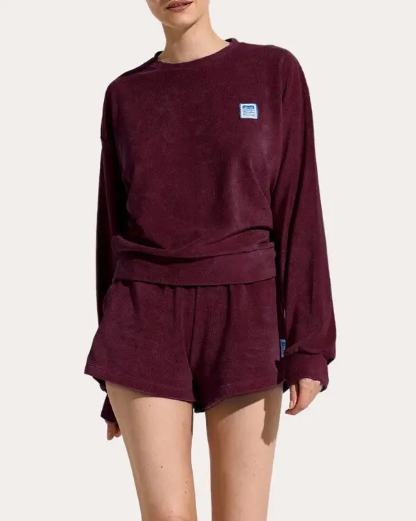 SEAQUELLE SWIM Terry Crewneck Sweatshirt