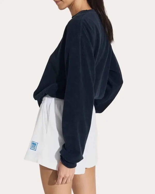 SEAQUELLE SWIM Terry Crewneck Top