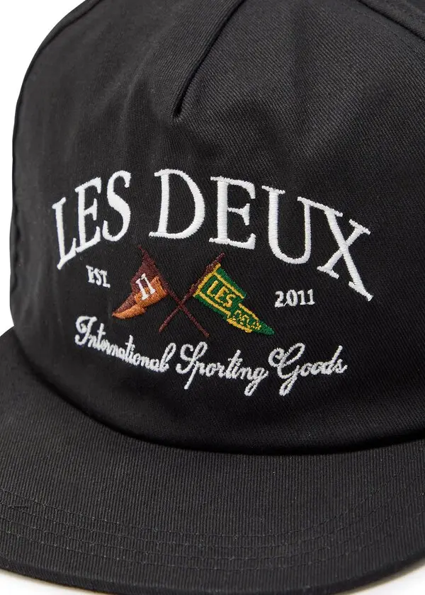 LES DEUX Embroidered Twill Cap