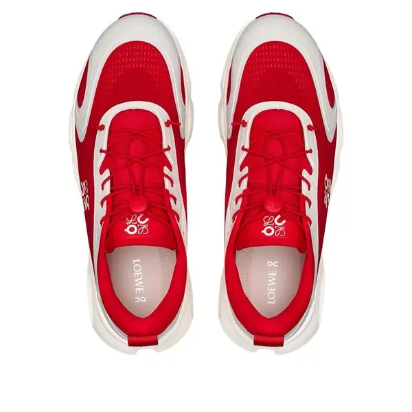 On X Loewe Cloudsolo Sneakers - Red/eggshell