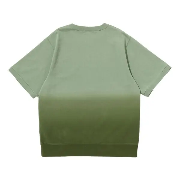 A BATHING APE College Gradation S/s Sweat Crewneck - Green