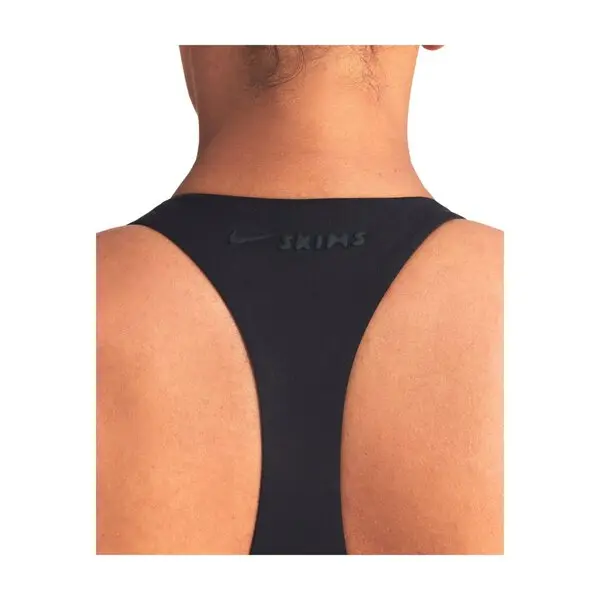 Nike X Skims Matte Shine Mix T-back One-piece 'obsidan Igneous