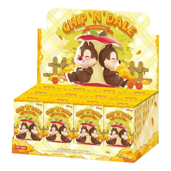 POP MART Disney Chip 'n Dale Fun Loving Brother Series Figures Sealed Case - Multi-color