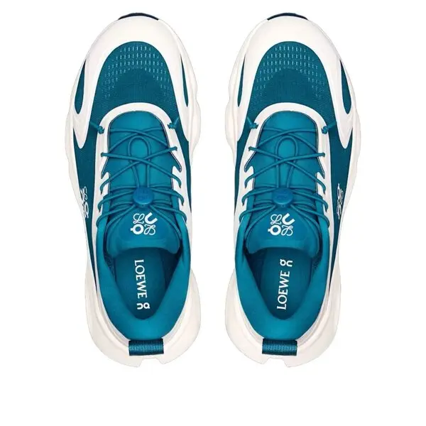 On X Loewe Cloudsolo Sneakers - Teal/eggshell