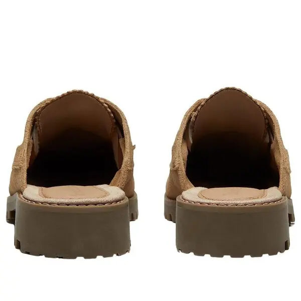 Timberland Authentic Mule With Fringing And Lace Detail