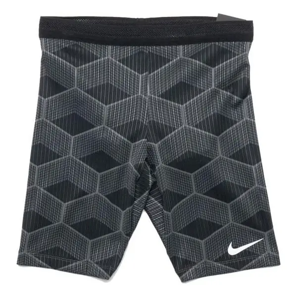 Nike Dri-fit Adv Team Kenya Aeroswift 1/2-length Racing Tights - Grey