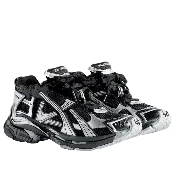 Balenciaga Runner Sneaker - Black/silver