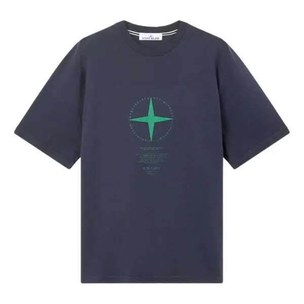 Stone Island 2100001 Light Compass T-shirt - Navy Blue