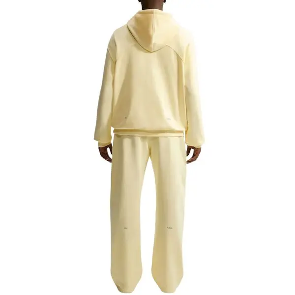 Nike X Nocta Fleece Cs Open-hem Tracksuit Pants 'alabaster Stealth - Alabaster/stealth