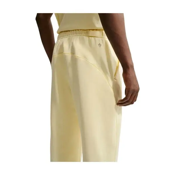 Nike X Nocta Fleece Cs Open-hem Tracksuit Pants 'alabaster Stealth - Alabaster/stealth