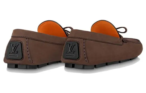 LOUIS VUITTON Driver Moccasins Shoes 'brown With Black