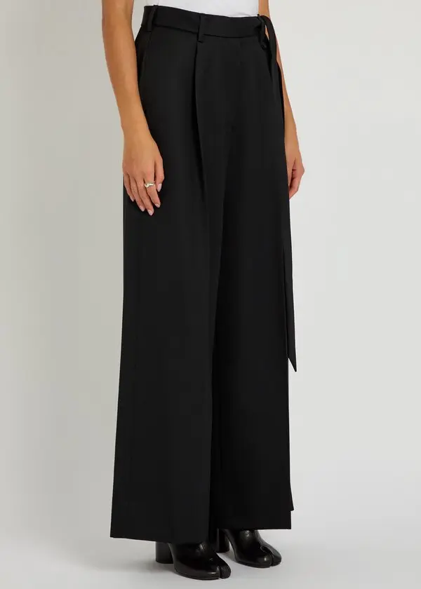 Simone Rocha Belted Wide-leg Trousers