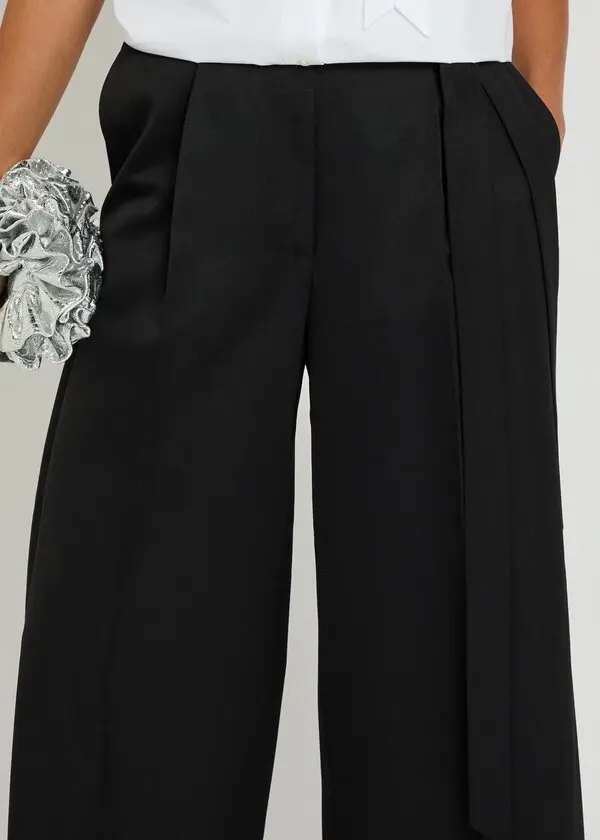 Simone Rocha Belted Wide-leg Trousers