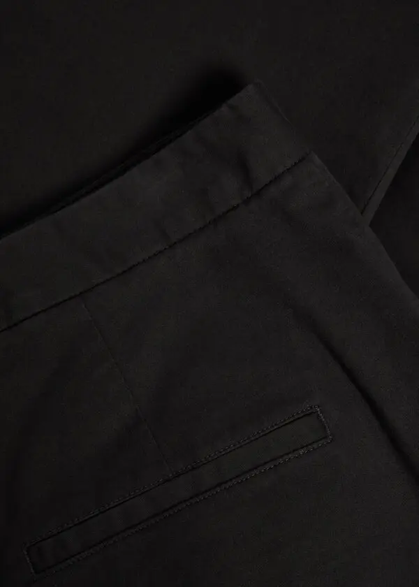 Vince Flared-leg Stretch-cotton Trousers