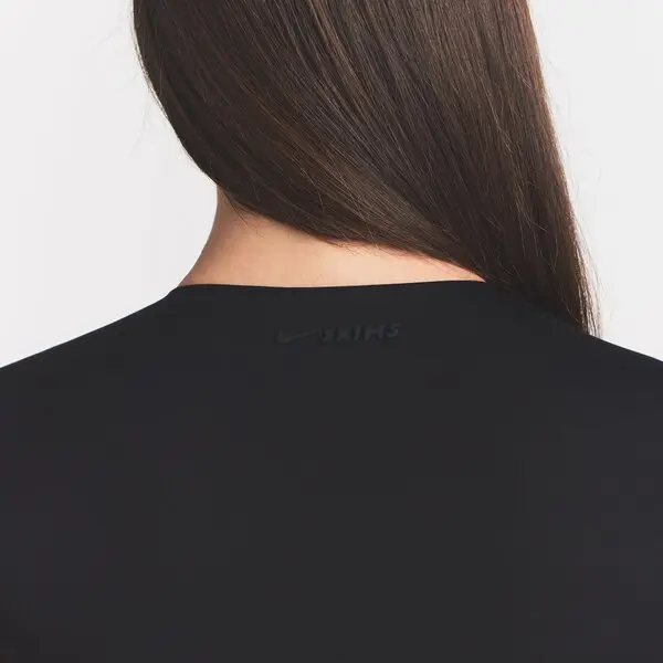SKIMS Cropped Corset T Shirt | Black | | Nike Matte
