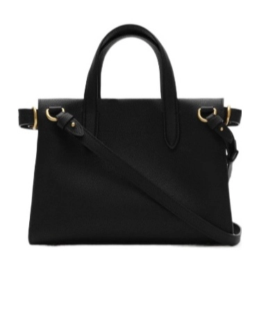 Burberry Mini Check Cotswolds Tote Bag - Black