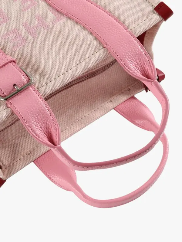 Marc Jacobs Small The Wavy Leather-trim Tote Bag