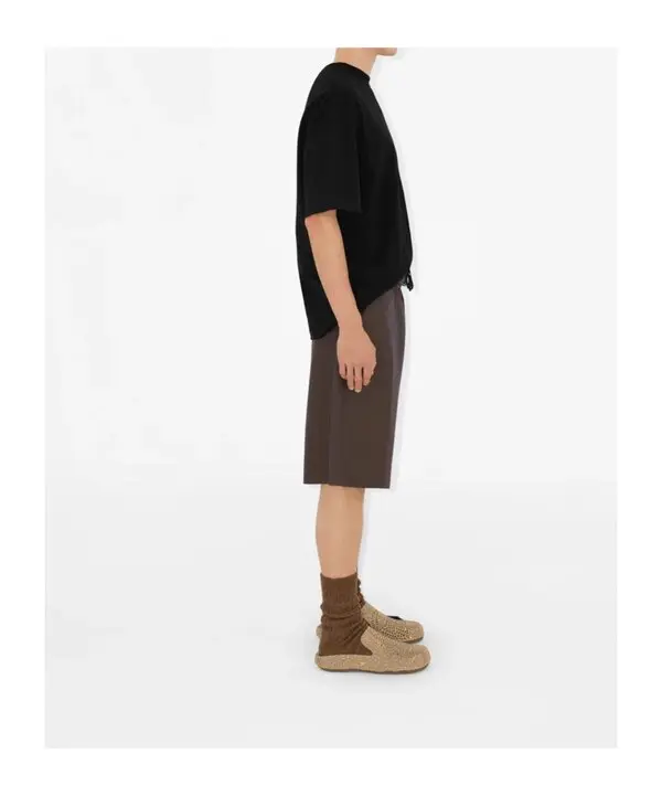 Burberry Knee-length Tailored Herringbone Shorts