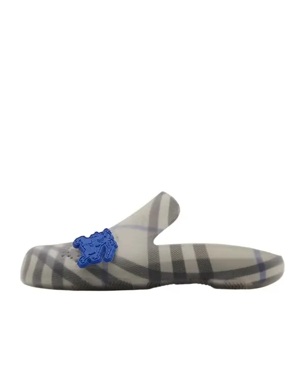 Burberry Stingray Checked Slip-on Slippers
