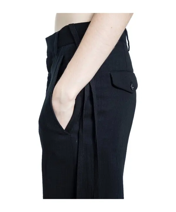 ANN DEMEULEMEESTER Casual Pants With Belt Loops