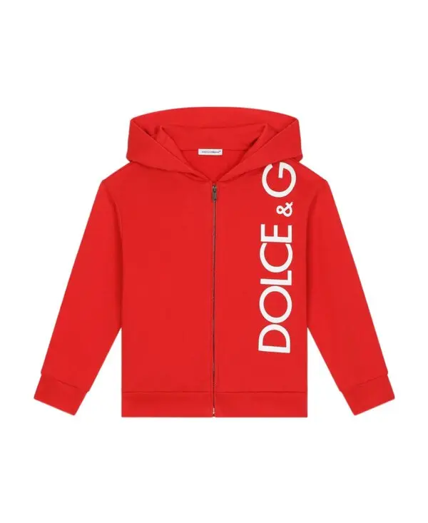 Dolce & Gabbana Logo-print Zip-up Hoodie