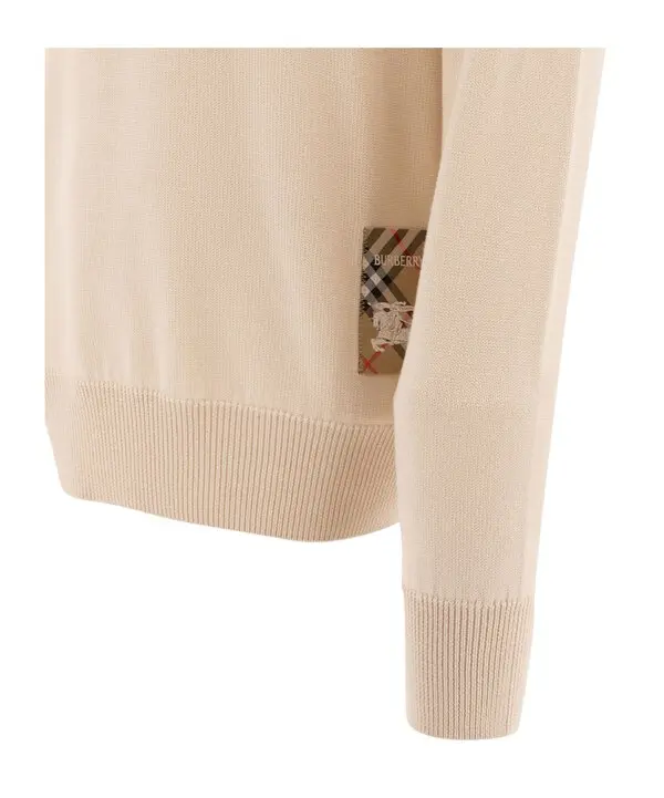 Burberry Logo Patch Knit Sweater