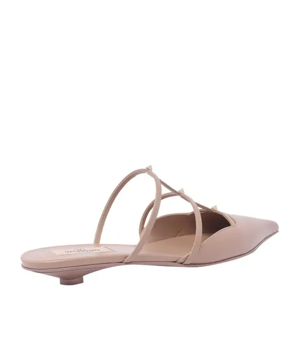 Valentino Garavani Rockstud Pointed-toe Caged Mules