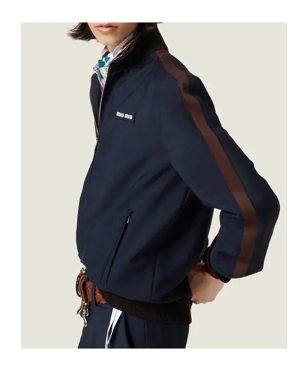 Miu Miu Zip-up Blouson Jacket