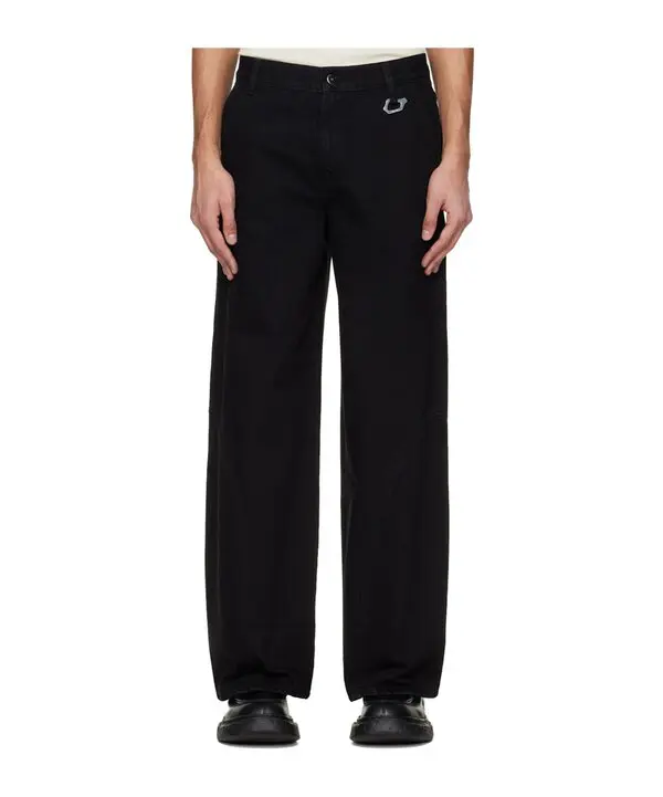 HELIOT EMIL Basalt Belt Loop Jeans - Black