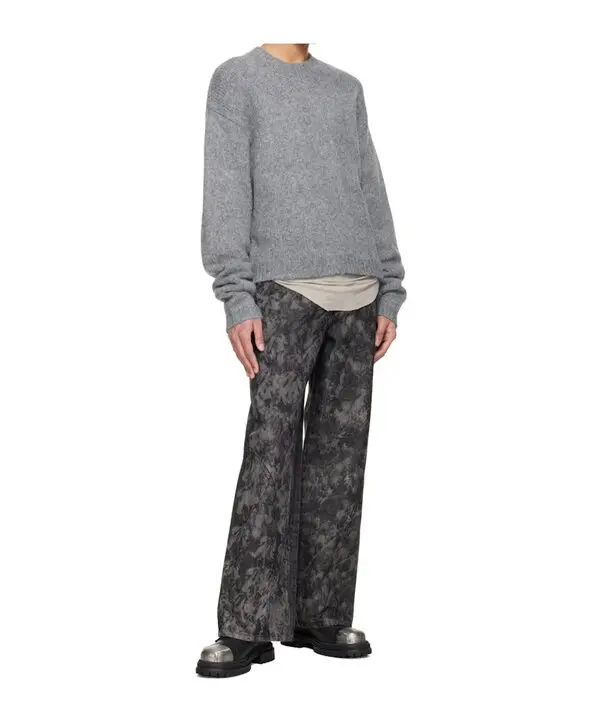 HELIOT EMIL Roan Alpaca Knit Crew Neck Sweater