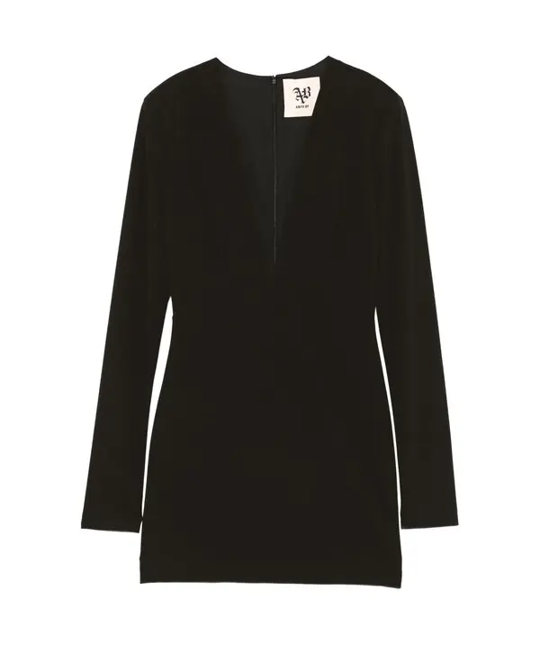 ANIYE BY Deep V-neck Long-sleeved Dress