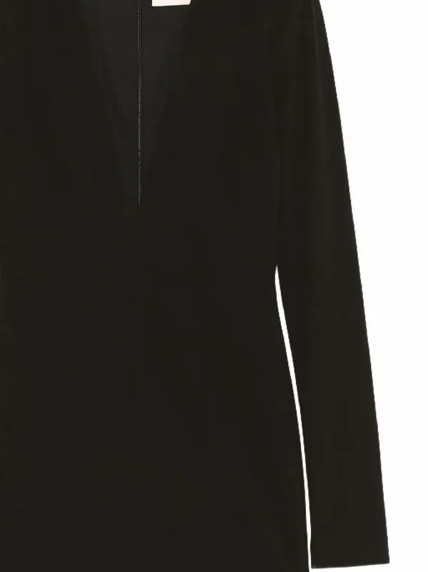 ANIYE BY Deep V-neck Long-sleeved Dress
