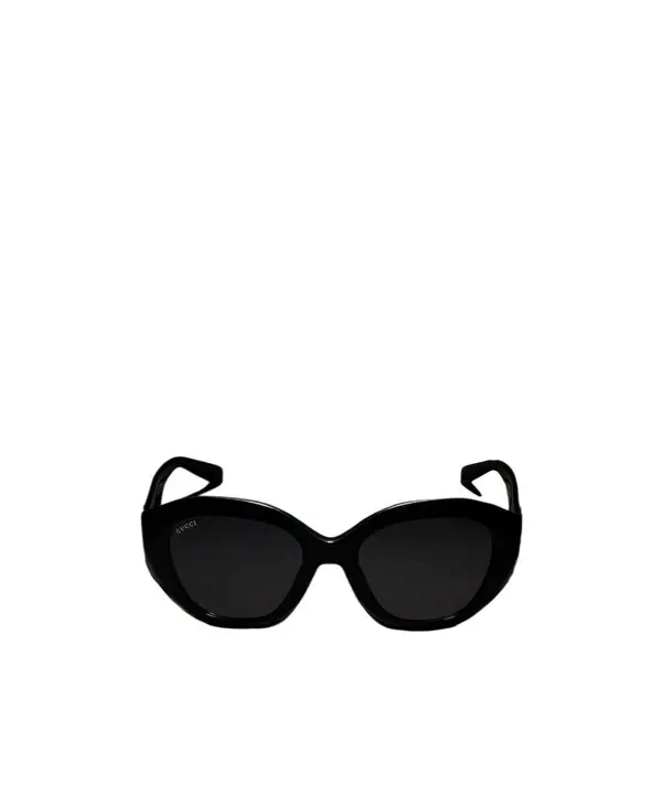 Gucci Geometric Frame Sunglasses - Black