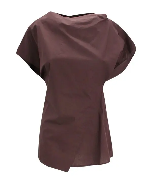 Soeur Asymmetrical Neck Top - No