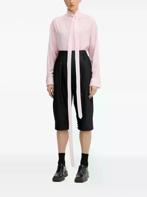 Kenzo Pleated Button-cuff Shorts