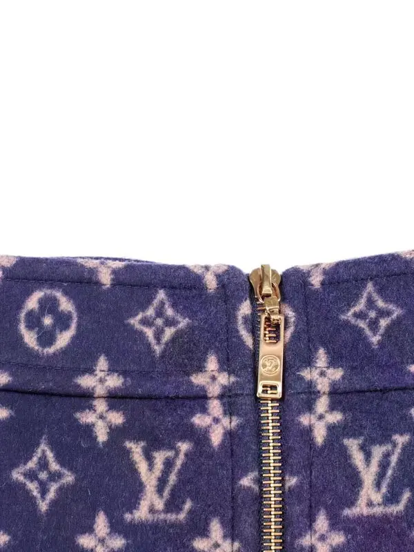 LOUIS VUITTON Monogram Mini Skirt