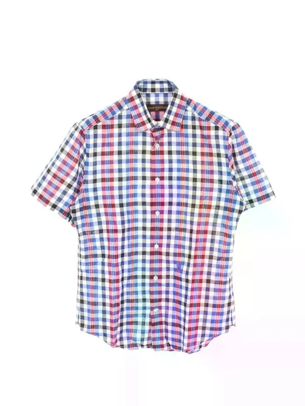 LOUIS VUITTON 2010s Checked Short-sleeve Shirt