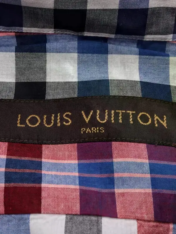 LOUIS VUITTON 2010s Checked Short-sleeve Shirt
