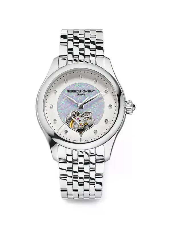 FREDERIQUE CONSTANT Classics Double Heart Beat 36mm Watch - Blue