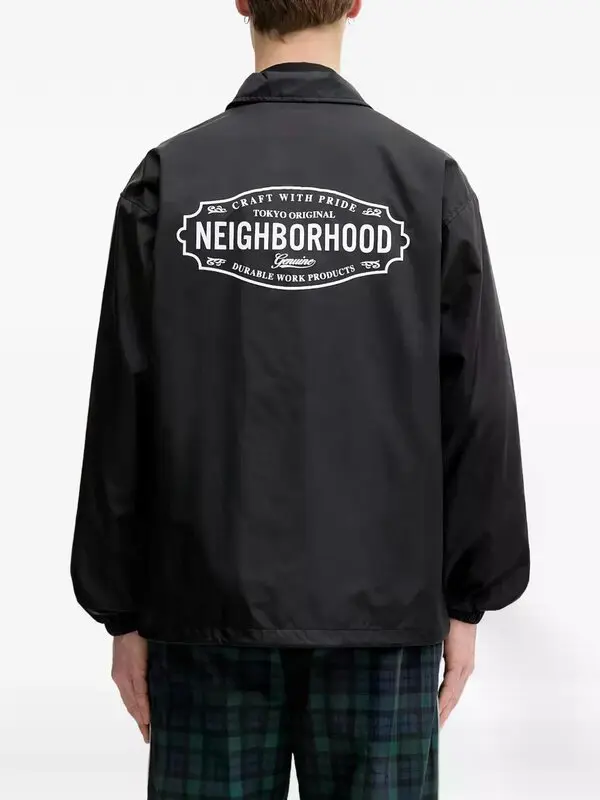 NEIGHBORHOOD Logo Print Drawstring Jacket