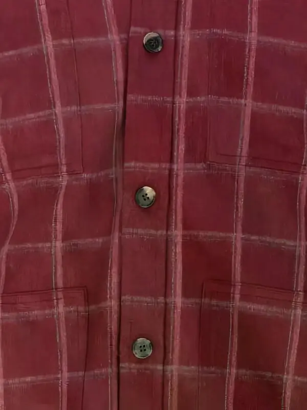 Isaia Check-pattern Button-up Shirt