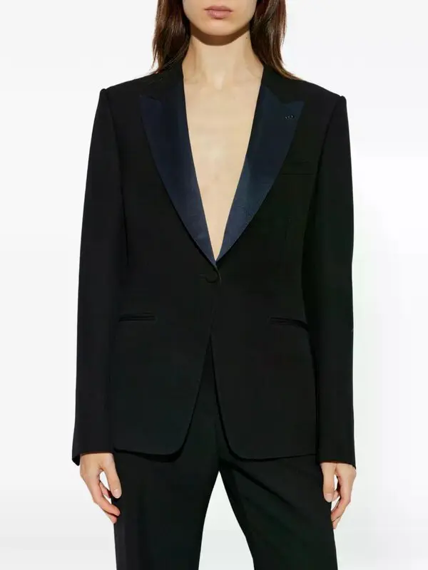 TOM FORD Peak Lapel Wool Blazer