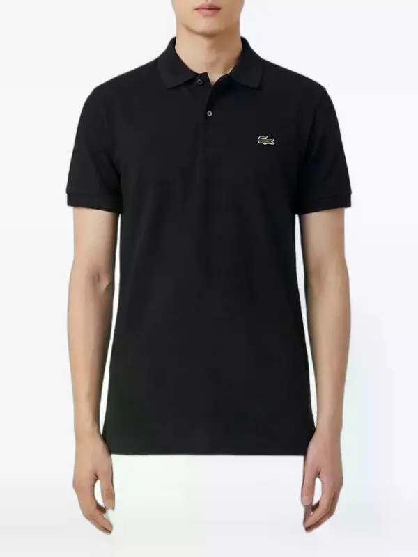 Lacoste Embroidered-logo Polo Shirt - Grey
