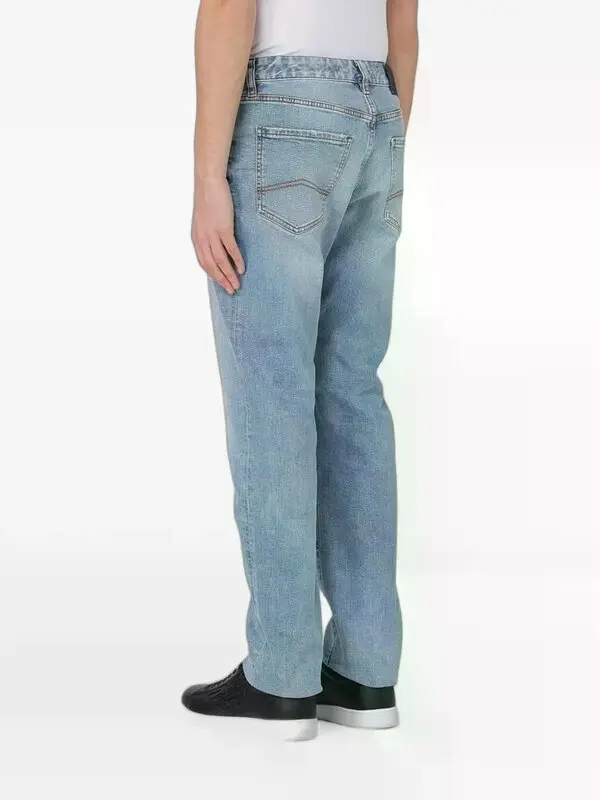 Armani Exchange Faded Effect Jeans