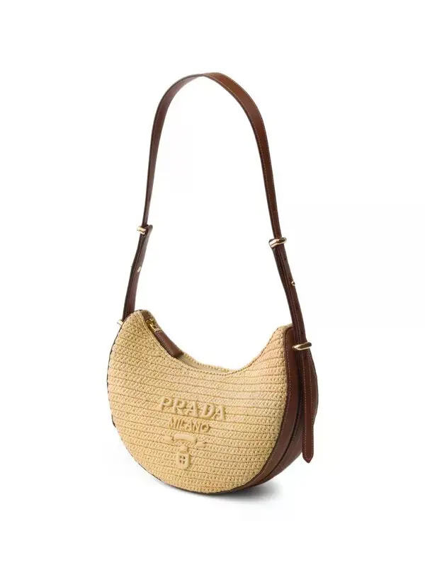 Prada Arqué Crochet Shoulder Bag