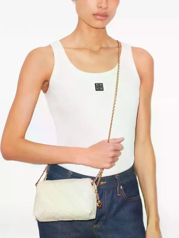 Tory Burch Fleming Soft Quilted Mini Crossbody Bag
