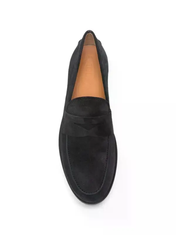 TOD'S Suede Penny Loafers - Blue