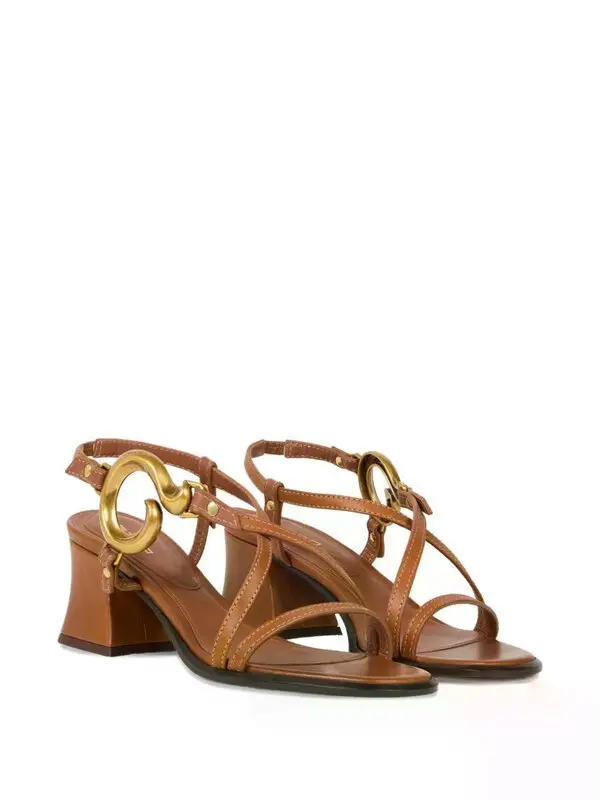 Etro Strappy Leather Heeled Sandals