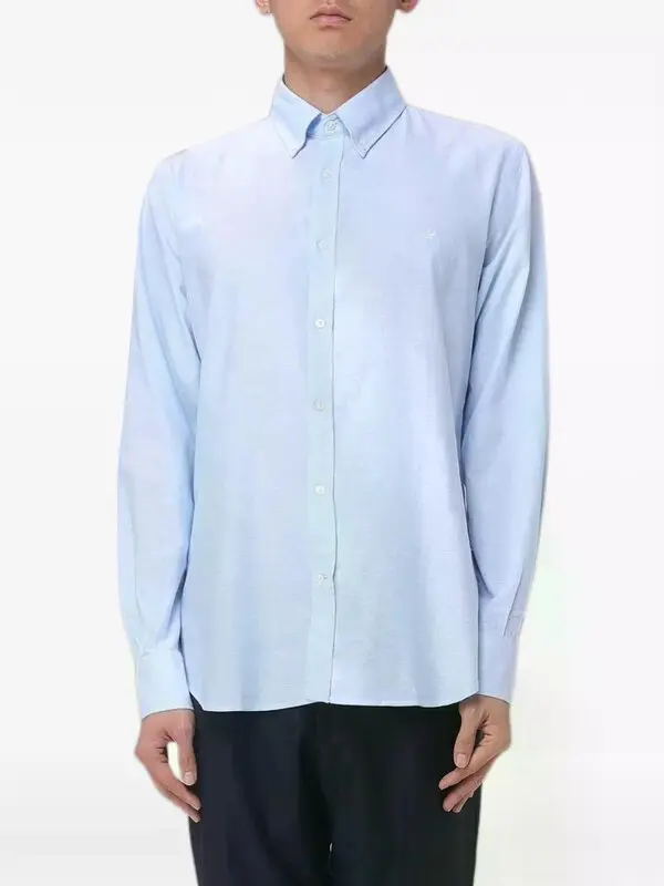 BROOKSFIELD Logo-embroidered Button-down Shirt